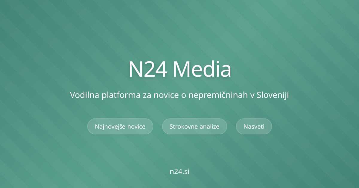 N24 Media - Vodilna platforma za novice o nepremičninah